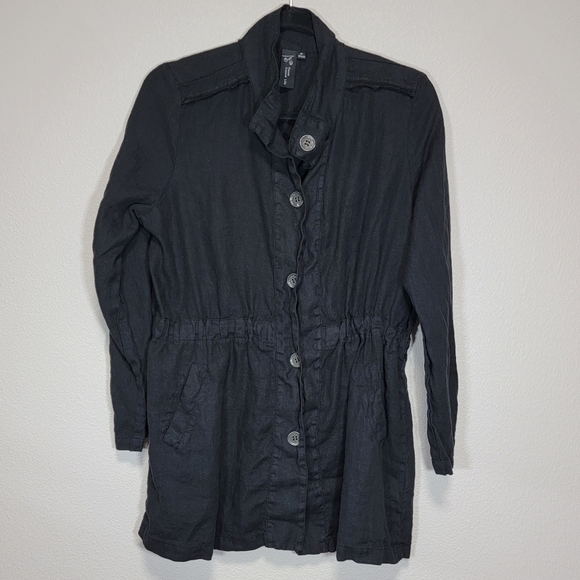 Focus | Jackets & Coats | Focus Casual Life Linen Black Light Weight ...